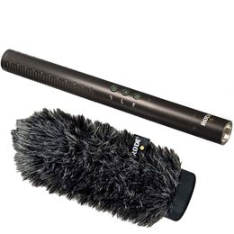 RØDE RØDE Mikrofon NTG-4+ Richtmikrofon mit WS6 Fell-Windschutz