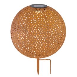Globo Sun Solarleuchte LED Rostfarben, 1-flammig
