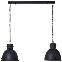 BRILLIANT LEUCHTEN Brilliant Kiki Pendelleuchte Schwarz, 2-flammig