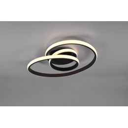 REALITY Sansa Deckenleuchte LED Schwarz, 1-flammig