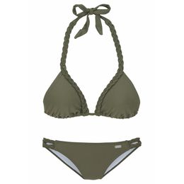 Buffalo Triangel-Bikini Damen Gr&ouml;&szlig;e XS oliv