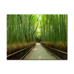 Bilderdepot24 Leinwandbild Bambuswald in Arashiyama