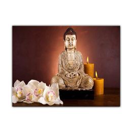 Bilderdepot24 Leinwandbild Buddha IV