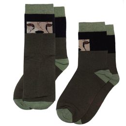 WERI SPEZIALS Strumpfhersteller GmbH Basicsocken Kinder Socken 2-er Pack für Jungs >>Jaguar<< aus Baumwolle (Set) 2er-Pack