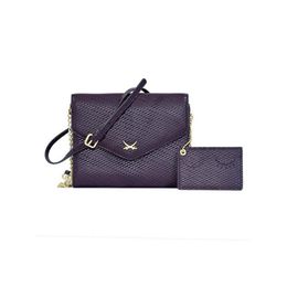 Sansibar Clutch Sansibar-Damen Clutch 18x15x4-Blackberry