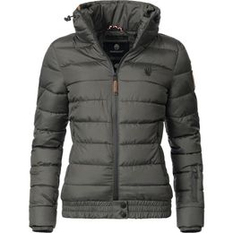 Marikoo Steppjacke 'Poison' Damen Größe L graphit Winterjacke