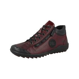 Remonte Ankle Boots Damen Gr&ouml;&szlig;e 39 bordeaux / schwarz Winterschuhe