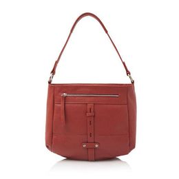 Castelijn & Beerens Castelijn & Beerens Babette Gesso Schultertasche RFID Leder 32 cm red