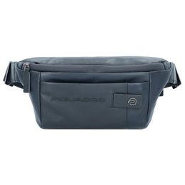 Piquadro Urban Gürteltasche Leder 32 cm midnight blue