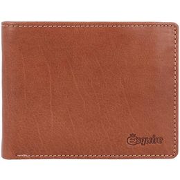 Esquire Denver Geldbörse RFID Leder 12 cm cognac