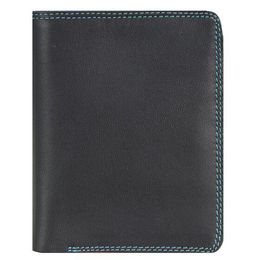 mywalit Medium Wallet Geldbörse Leder 11 cm black-pace