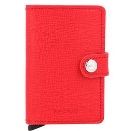 Secrid Miniwallet Crisple Kreditkartenetui Geldbörse RFID Leder 6,5 cm red