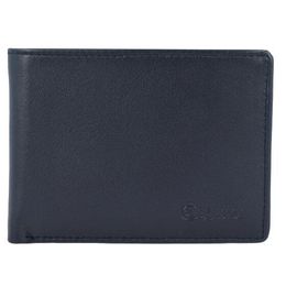 Esquire New Line Geldbörse RFID Leder 10 cm schwarz