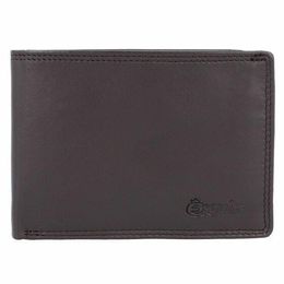 Esquire Duo Geldbörse Leder 11 cm braun