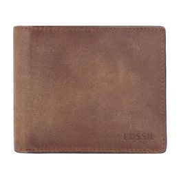 Fossil Derrick Geldbörse RFID Leder 11 cm brown