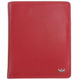 Golden Head Polo Geldbörse II 10 cm Leder rot