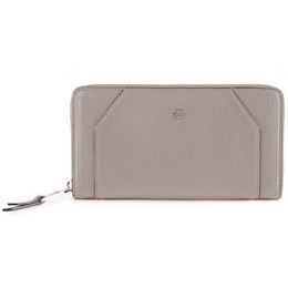 Piquadro Muse Geldbörse RFID Leder 19 cm beige