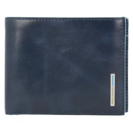 Piquadro Blue Square Geldbörse Leder 12,5 cm nachtblau