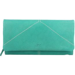 Green Burry Greenburry Tumble Nappa Geldbörse Leder 19 cm aqua green