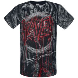 Slayer Black Eagle Allover T-Shirt allover in L