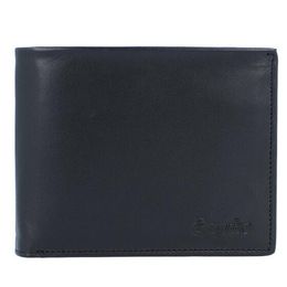 Esquire New Silk Geldbörse Leder 10,5 cm schwarz