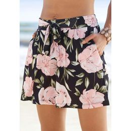 s.Oliver Shorts mehrfarbig Gr. 34 für Damen. Mit Allover-Druck. Gerade