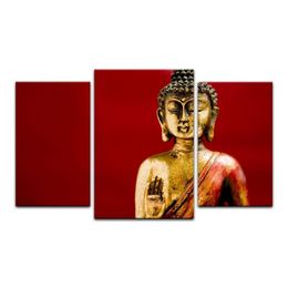 Bilderdepot24 Leinwandbild Buddha III