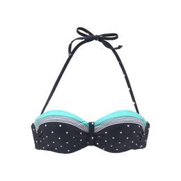 Lascana Bikini Top 'Monroe' female Blue size 34