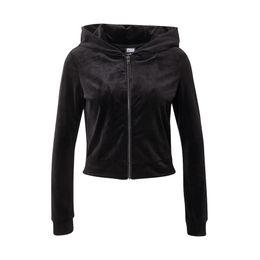 Urban Classics Zip-Up Hoodie female Black size 3XL