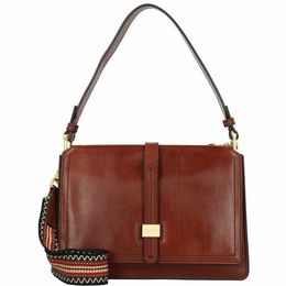 The Bridge Beatrice Schultertasche Leder 30 cm marrone