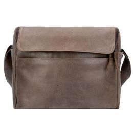 Harold'S Harold's 2in1 Aktentasche Leder 36 cm Laptopfach taupe