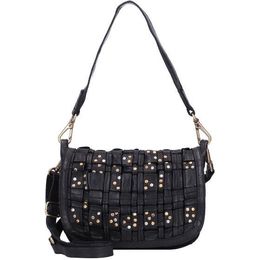 Campomaggi Schultertasche Leder 20 cm nero