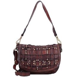 Campomaggi Schultertasche Leder 20 cm moro