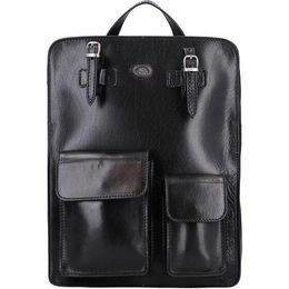 The Bridge Story Uomo Rucksack Leder 37 cm black-ruthenium