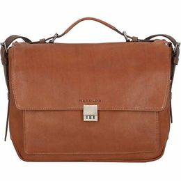 Harold'S Harold's Ivy Lane Aktentasche Leder 37 cm Laptopfach cognac/braun