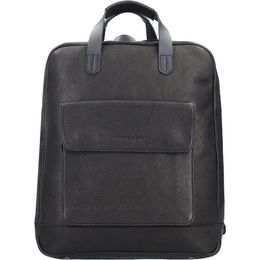 Harold'S Harold's Ivy Lane Rucksack Leder 36 cm Laptopfach schwarz