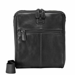 Bric'S Bric's Life Pelle Schultertasche Leder 24 cm black