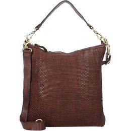 Campomaggi Schultertasche Leder 32 cm moro