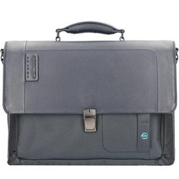 Piquadro P16 Aktentasche 41 cm Laptopfach blue