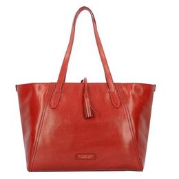 The Bridge Florentin Shopper Tasche Leder 37 cm redcurrant-gold