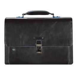 Piquadro Blue Square Aktentasche II Leder 40 cm Laptopfach black