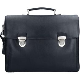 Picard Toscana Aktentasche Leder 42 cm Laptopfach schwarz