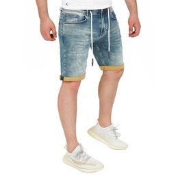 Yazubi Jeansshorts Henry lässige Sweatshorts mit Stretchanteil