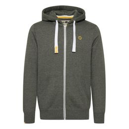 !Solid Zip-Up Hoodie 'BennZip' male Green size L