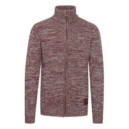 !Solid Strickjacke 'Pomeroy' Herren Gr&ouml;&szlig;e XXL braun / grau / weinrot