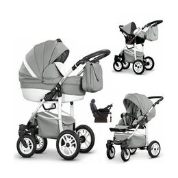 babies-on-wheels Kombi-Kinderwagen 4 in 1 Kinderwagen-Set Cosmo ECO