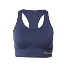 Hummel Sport-BH 'Tif' Damen Größe M marine / navy / hellgrau