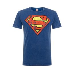 logoshirt Shirt 'DC Comics - Superman' male size L Blue / Yellow / Red