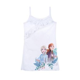 Disney Frozen Trägerkleid Anna und Elsa Mädchen Sommer-Kleid Dress Spaghettiträger-Kleid