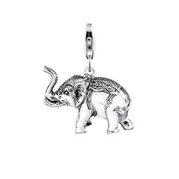 NENALINA Charm Bead, Elefant Damen Gr&ouml;&szlig;e One Size silber